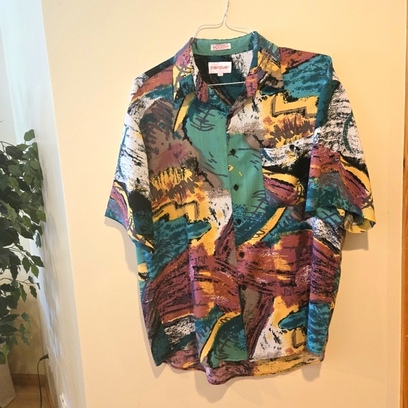 Campus | Shirts | Rare Mens97s Campus Shirt Retro Drape Vintage Cool ...